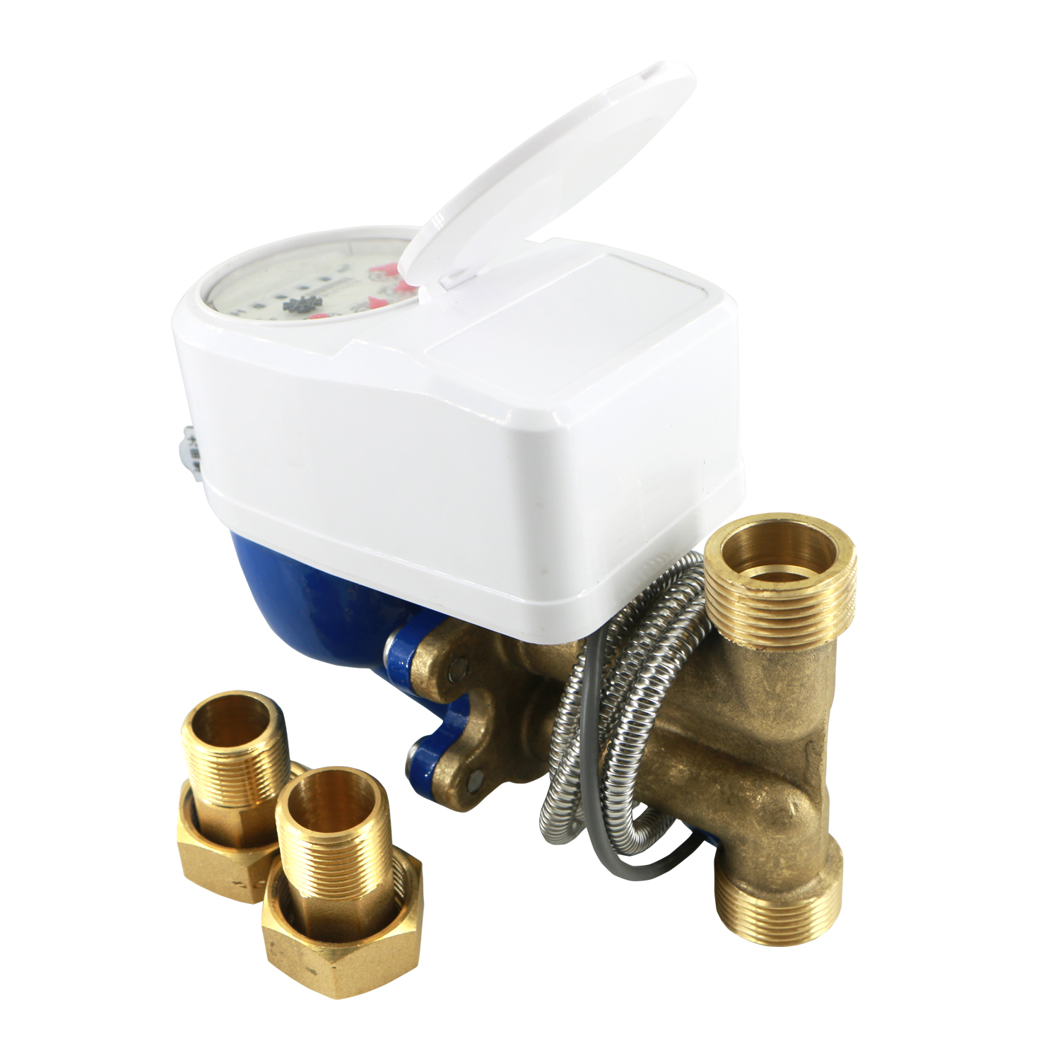 Photoelectric direct reading valve-controlled vertical water meter ...
