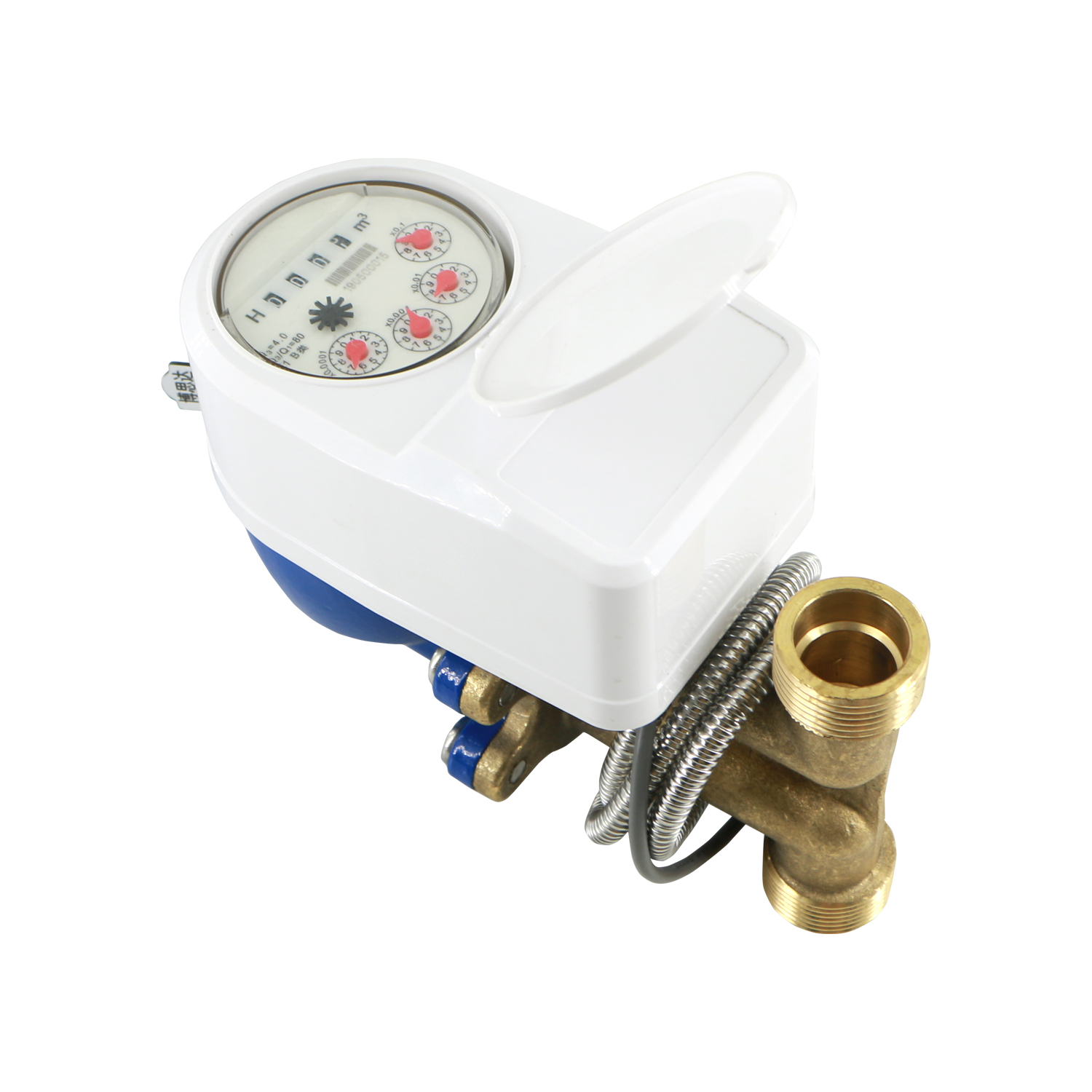 Photoelectric direct reading valve-controlled vertical water meter ...